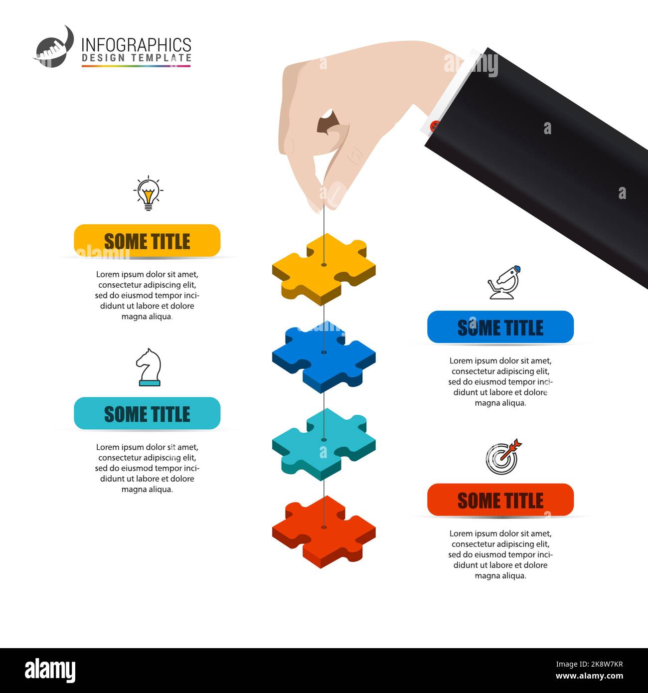 Infographic design template. Creative concept with 4 steps. Can be used ...