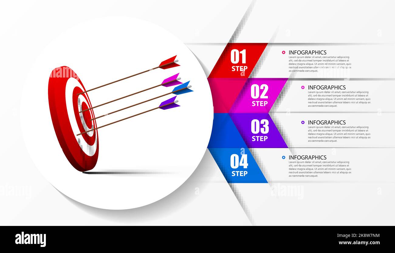 Infographic design template. Creative concept with 4 steps. Can be used ...