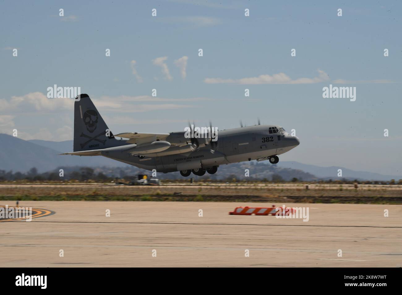 USMC C-130J Super Hercules takes off at MCAS Miramar, in San Diego ...