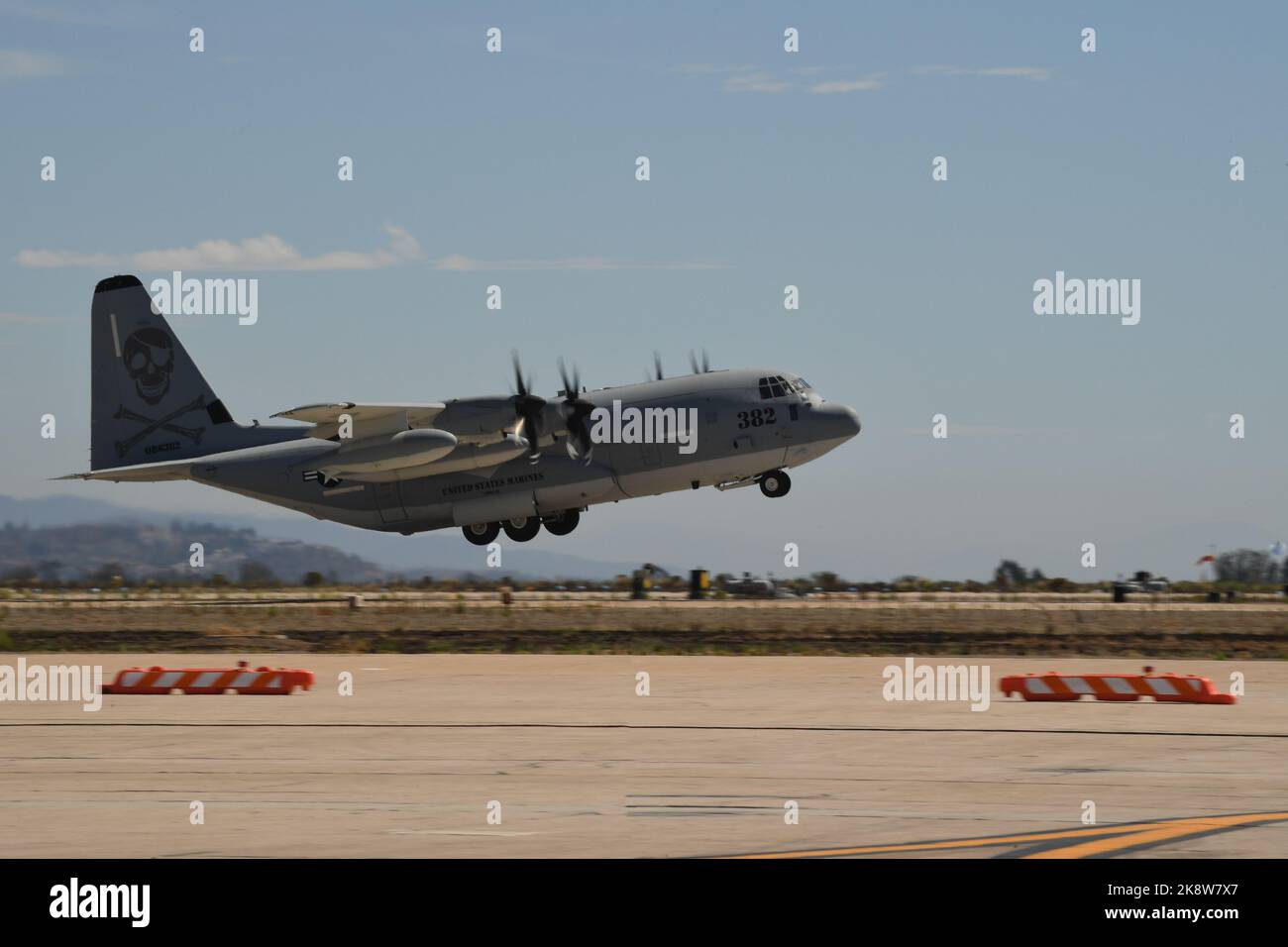 USMC C-130J Super Hercules takes off at MCAS Miramar, in San Diego ...