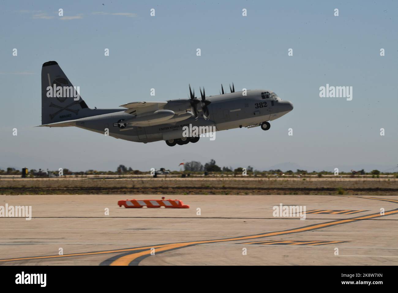 USMC C-130J Super Hercules takes off at MCAS Miramar, in San Diego ...