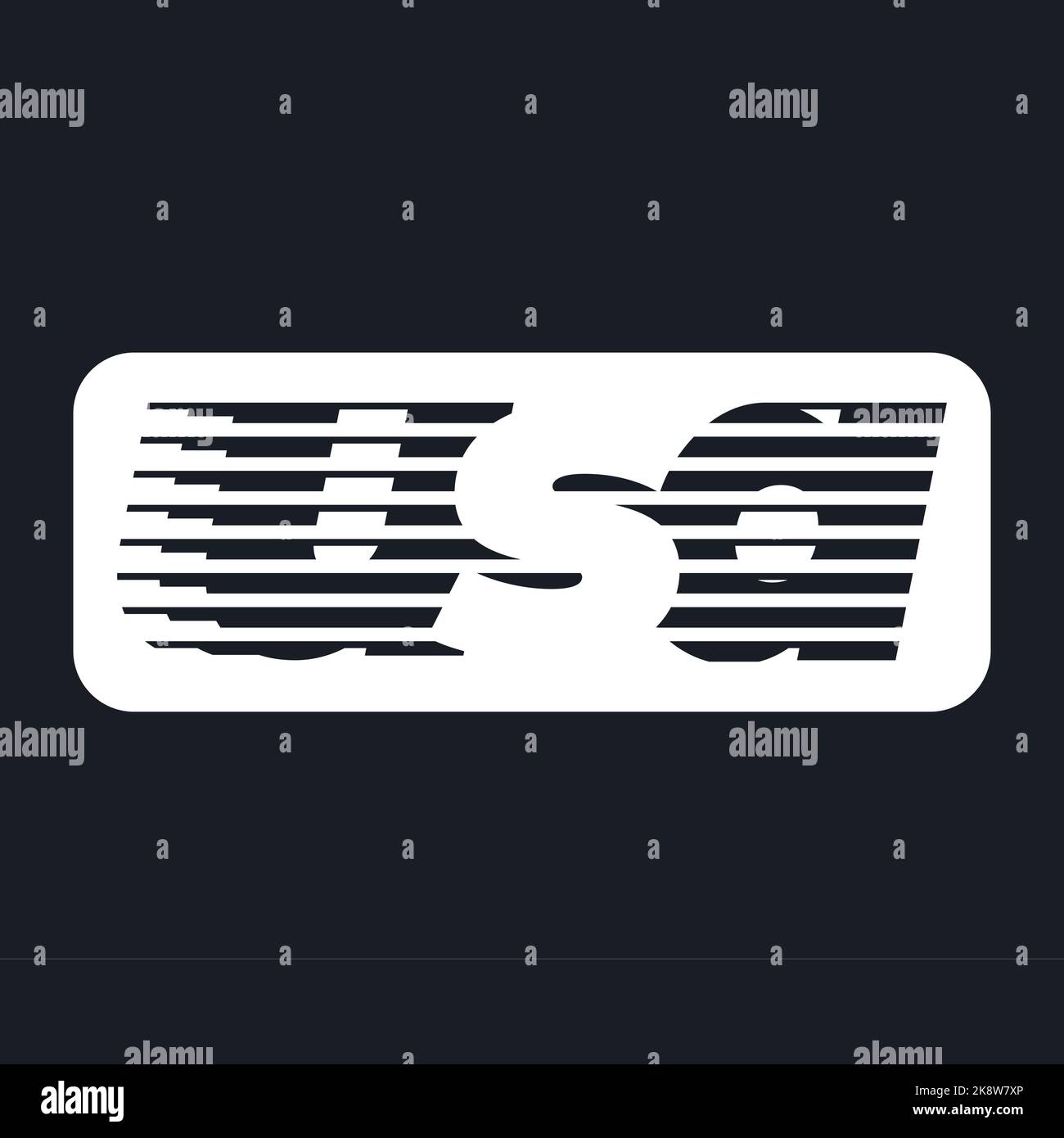 usa, halftone line letter typography effect design artwork. Editable ...