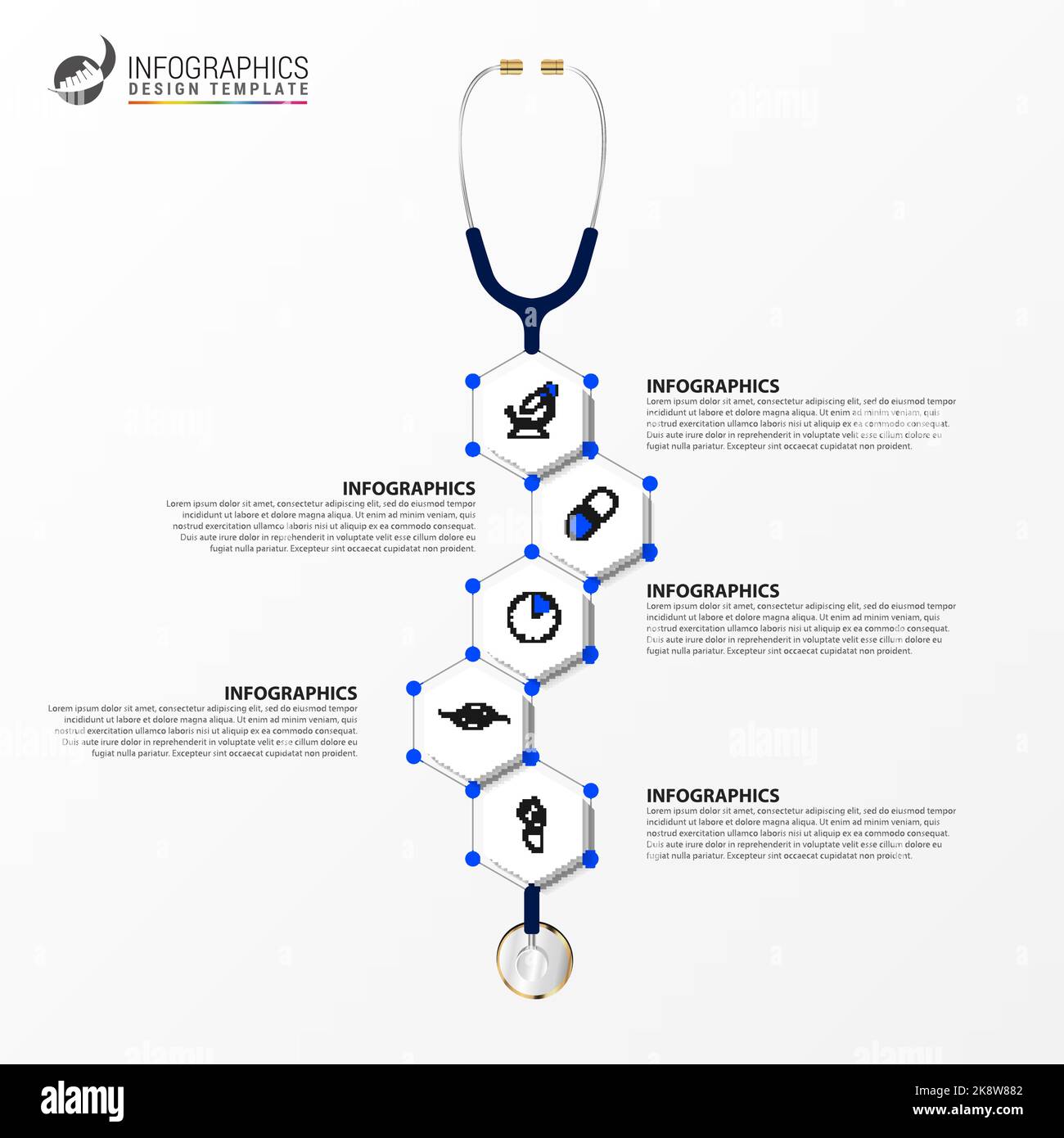 Health infographic hi-res stock photography and images - Alamy
