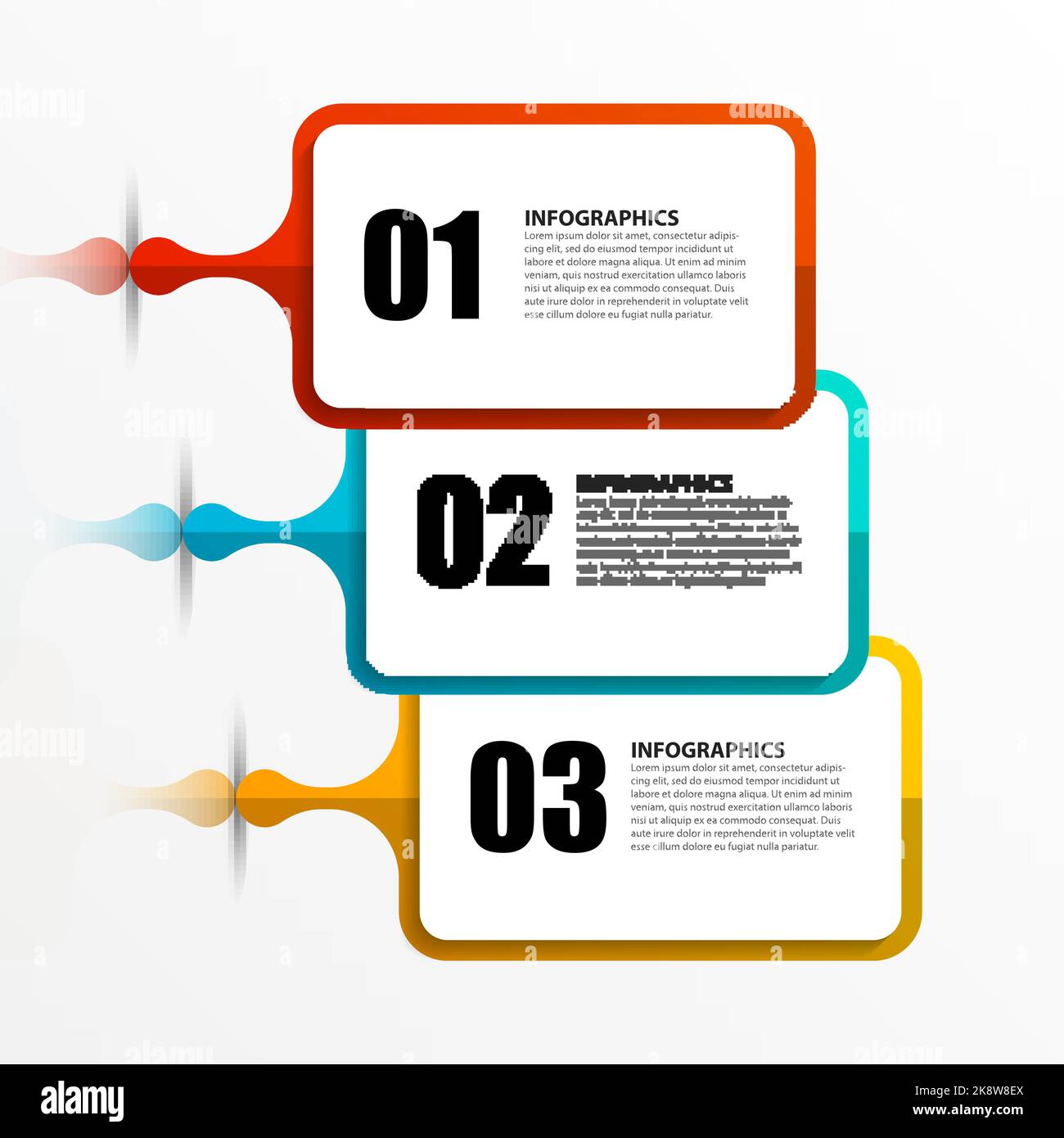 Infographic design template. Creative concept with 3 steps. Can be used ...