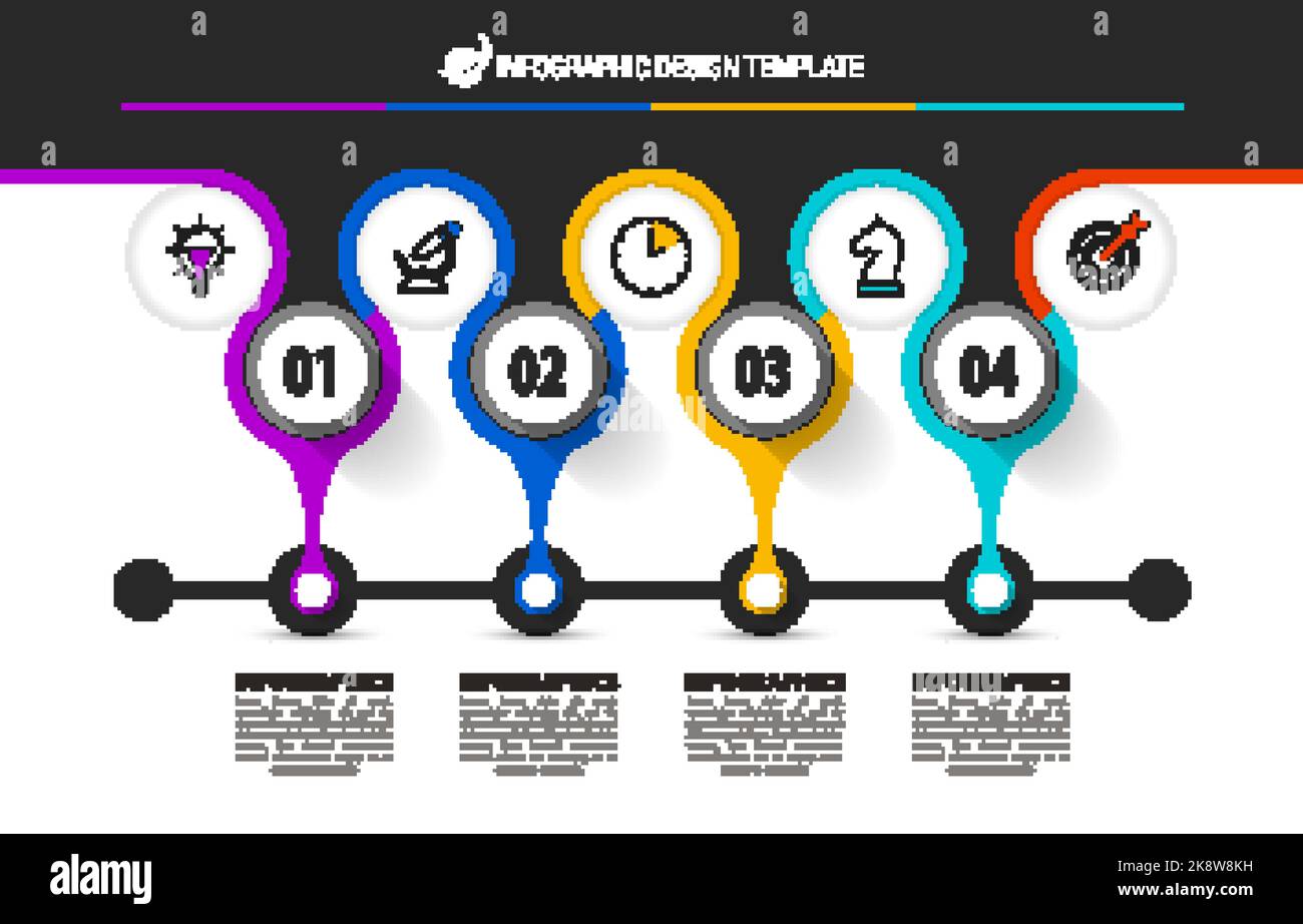 Infographic design template. Creative concept with 4 steps. Can be used ...