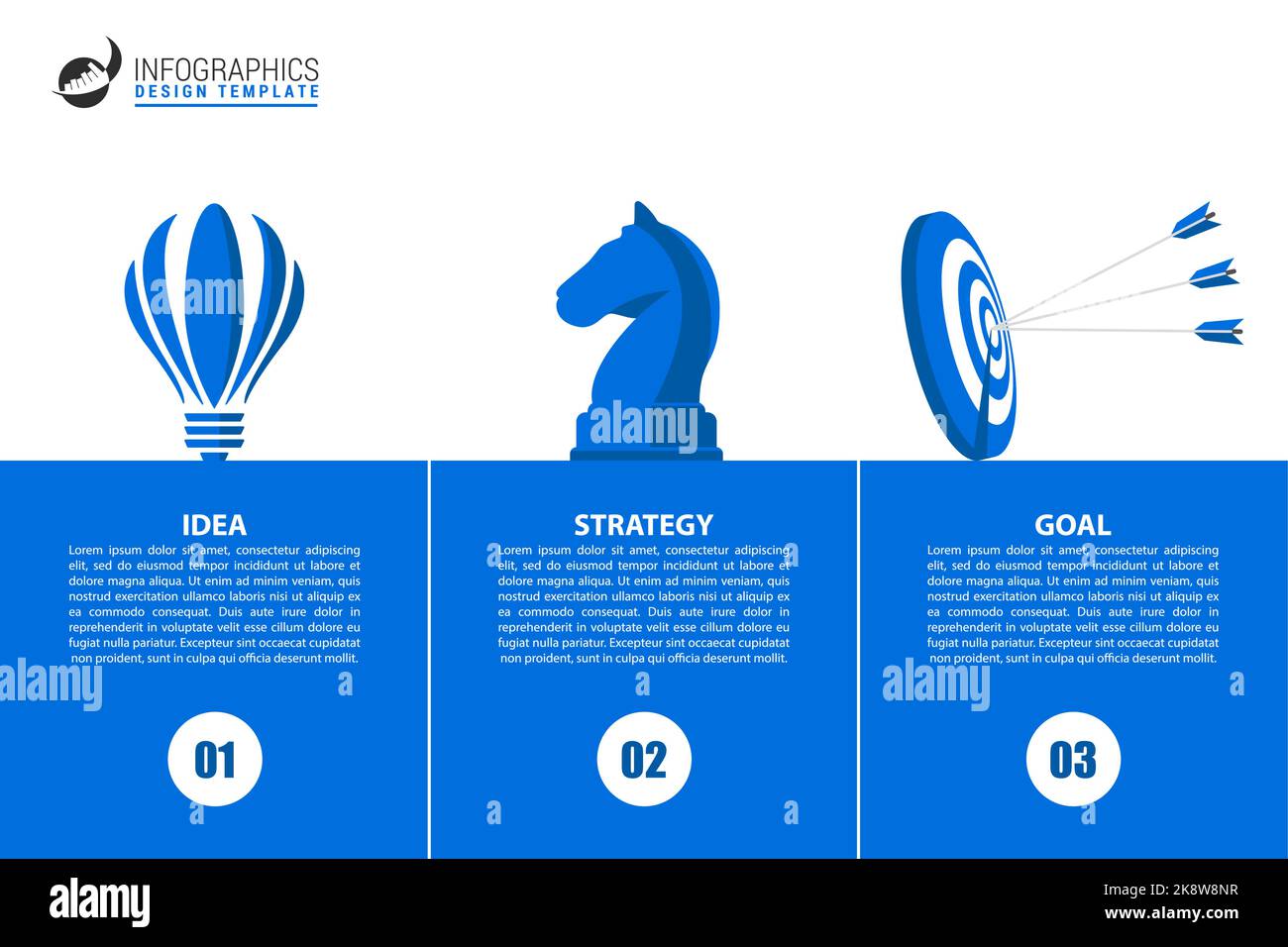 Infographic design template. Creative concept with 3 steps. Can be used ...