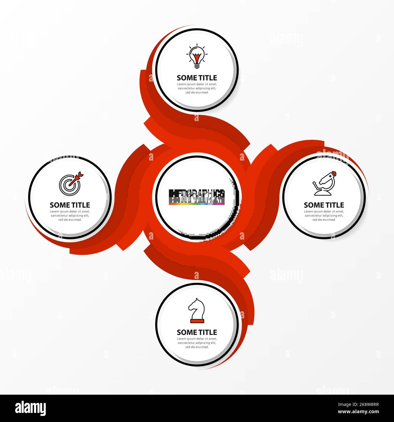 Infographic design template. Creative concept with 4 steps. Can be used ...