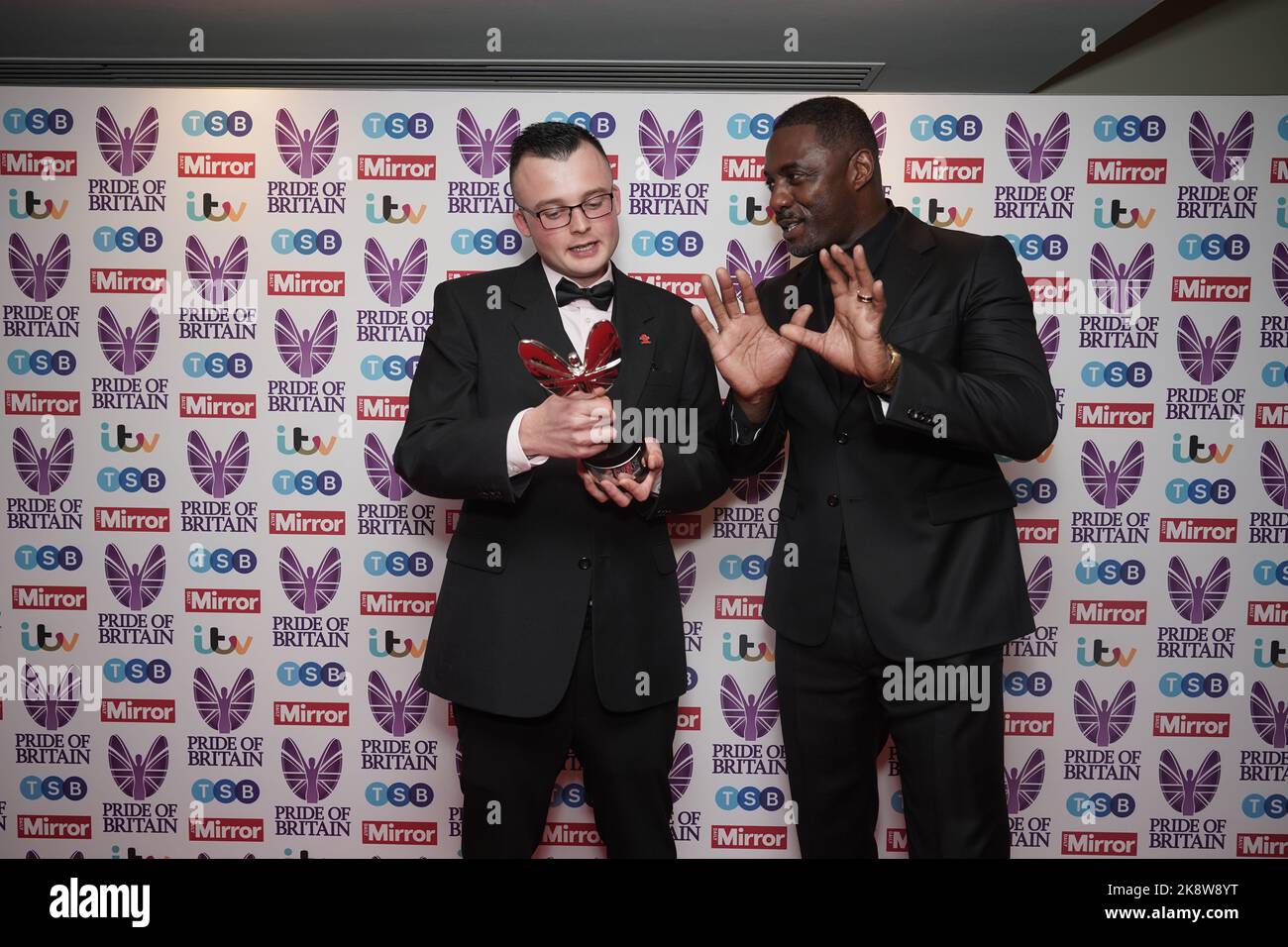 Alex Anderson with his Prince's Trust Young Achiever award, presented ...