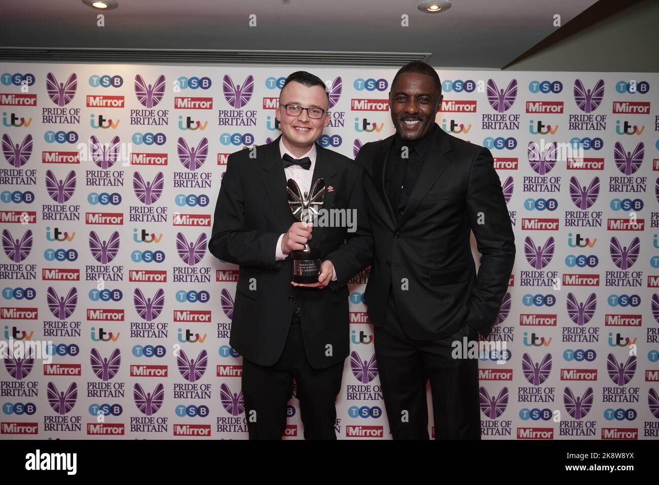 Alex Anderson with his Prince's Trust Young Achiever award, presented ...