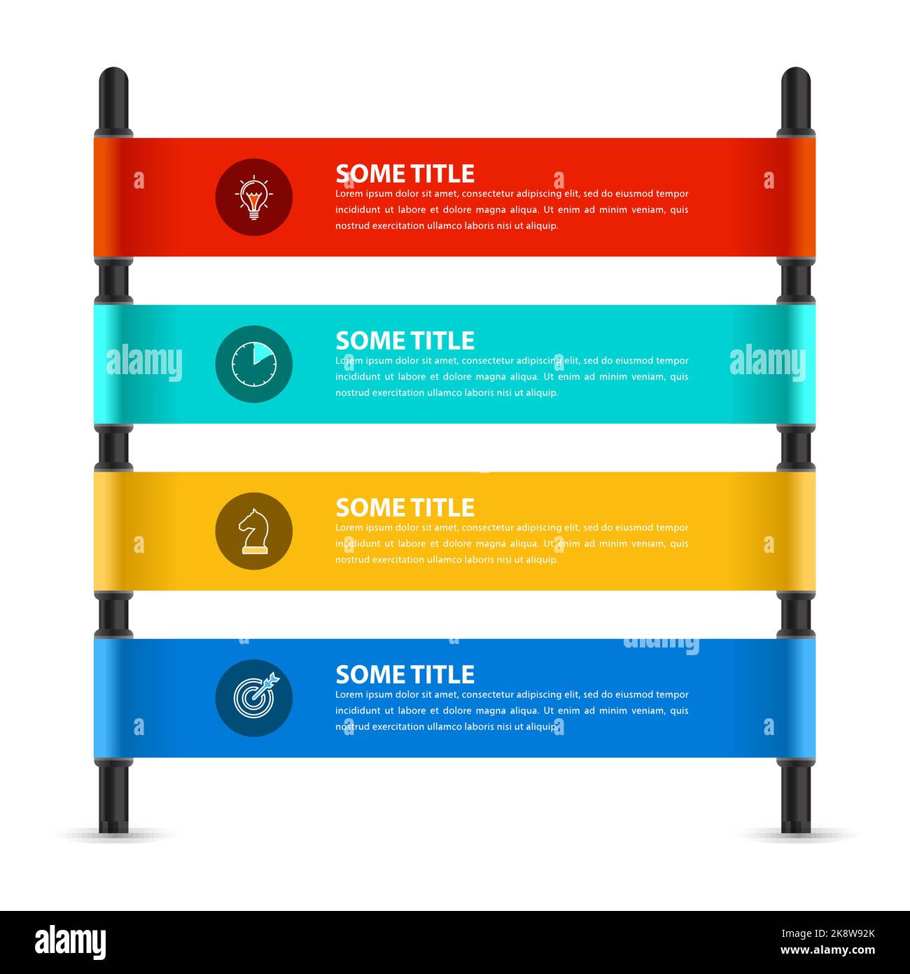 Infographic design template. Creative concept with 4 steps. Can be used ...