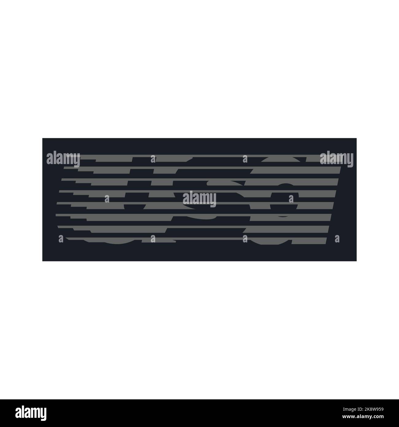 usa, halftone line letter typography effect design artwork. Editable ...