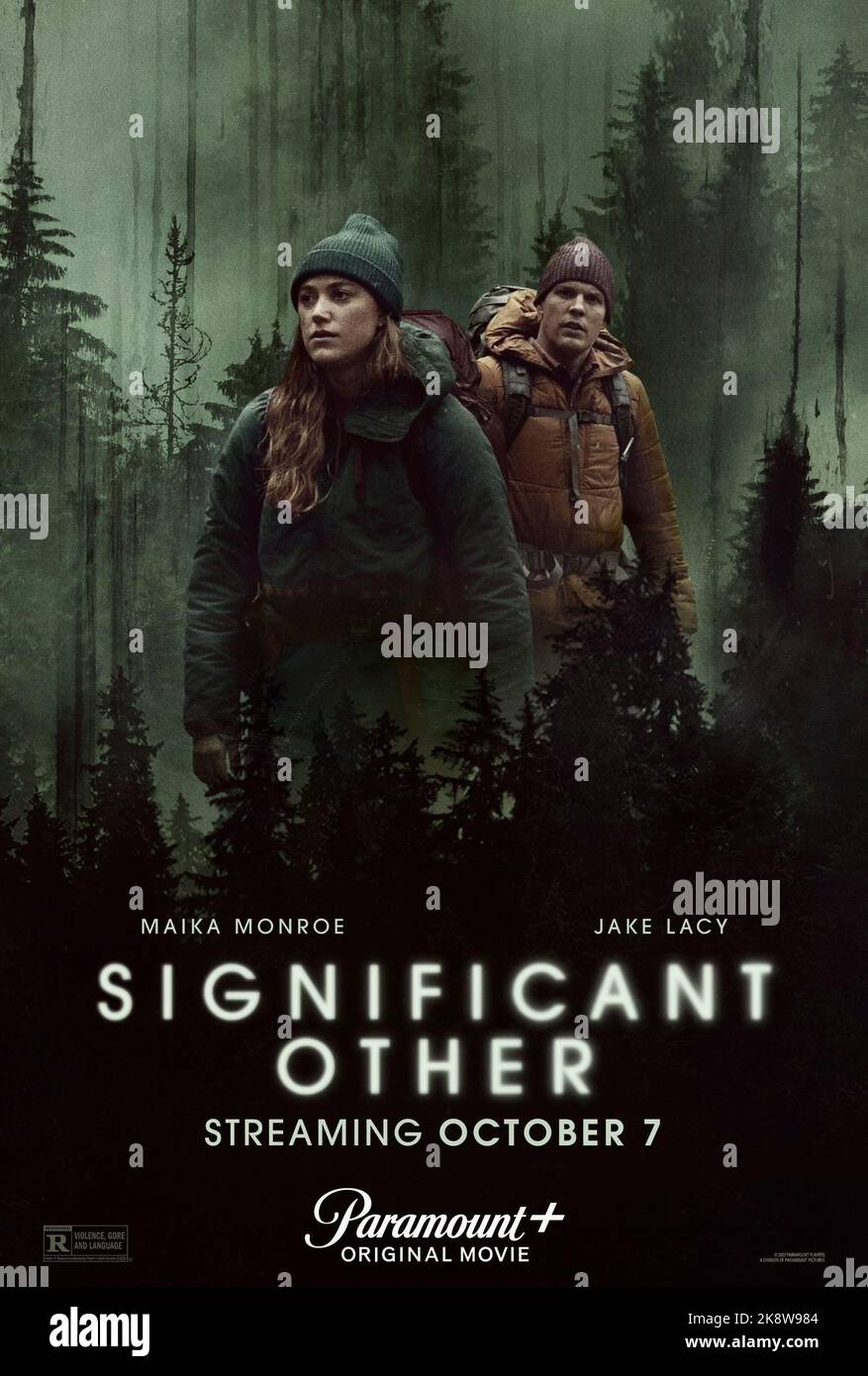 SIGNIFICANT OTHER, US poster, from left: Maika Monroe, Jake Lacy, 2022 ...
