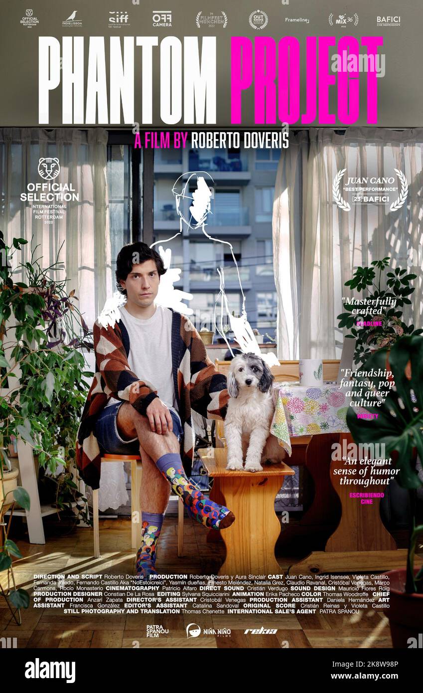 PROYECTO FANTASMA, (aka PHANTOM PROJECT), poster in English, Juan Cano, 2022. © Dark Star ...