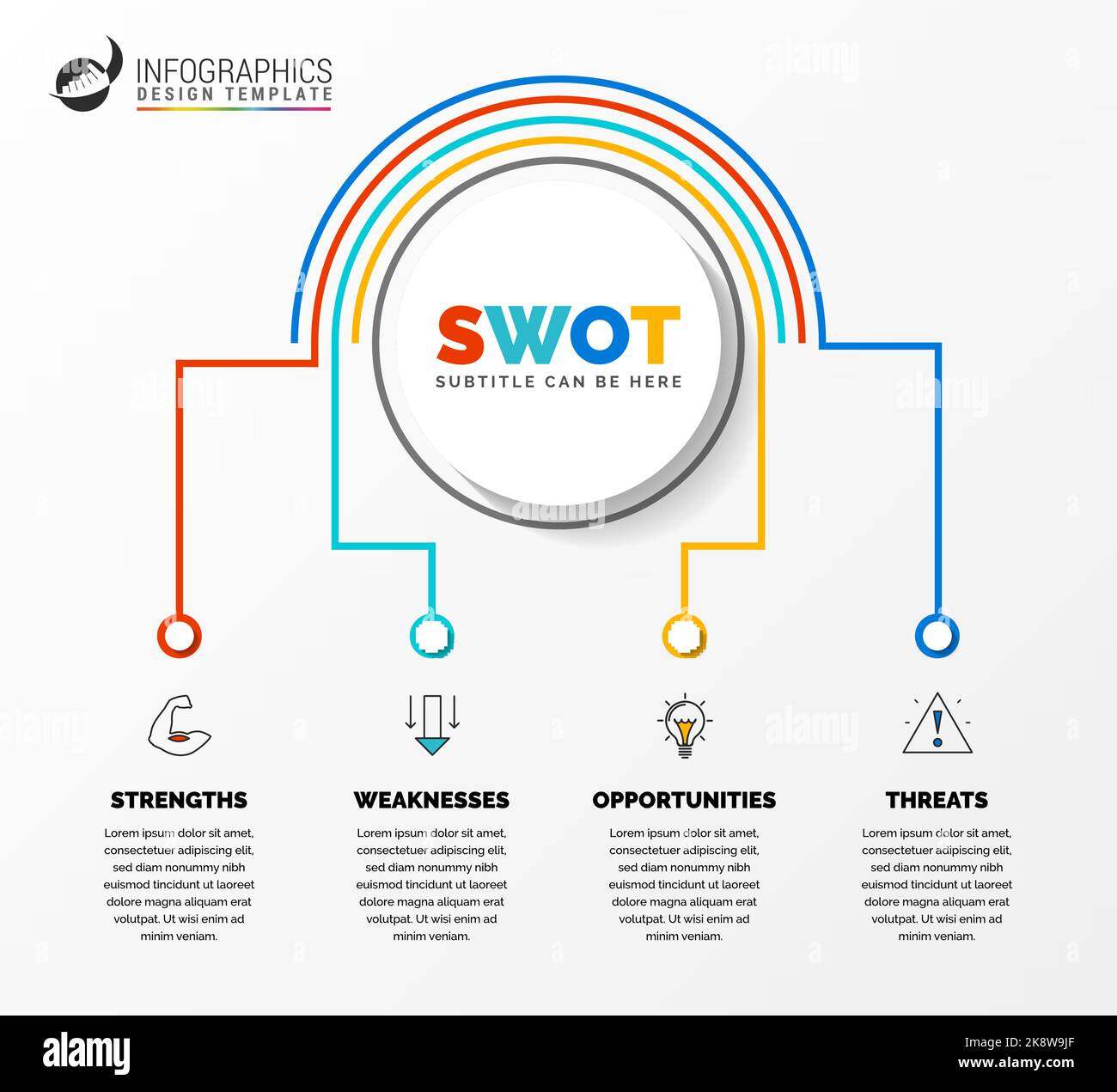 Infographic design template. Creative concept with 4 steps. Can be used ...