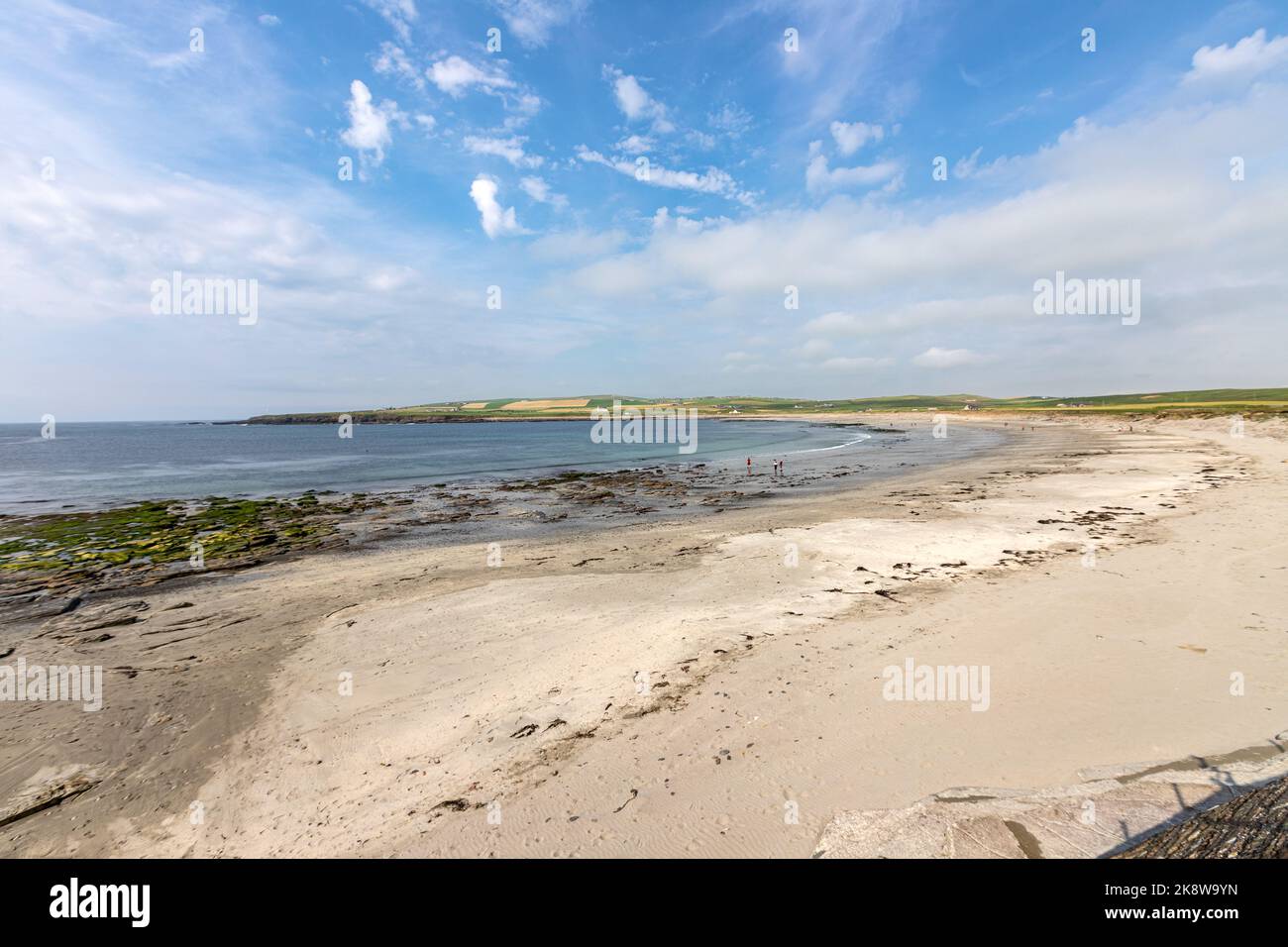 Skara Brae, stone-built Neolithic settlement, located on the Bay of ...