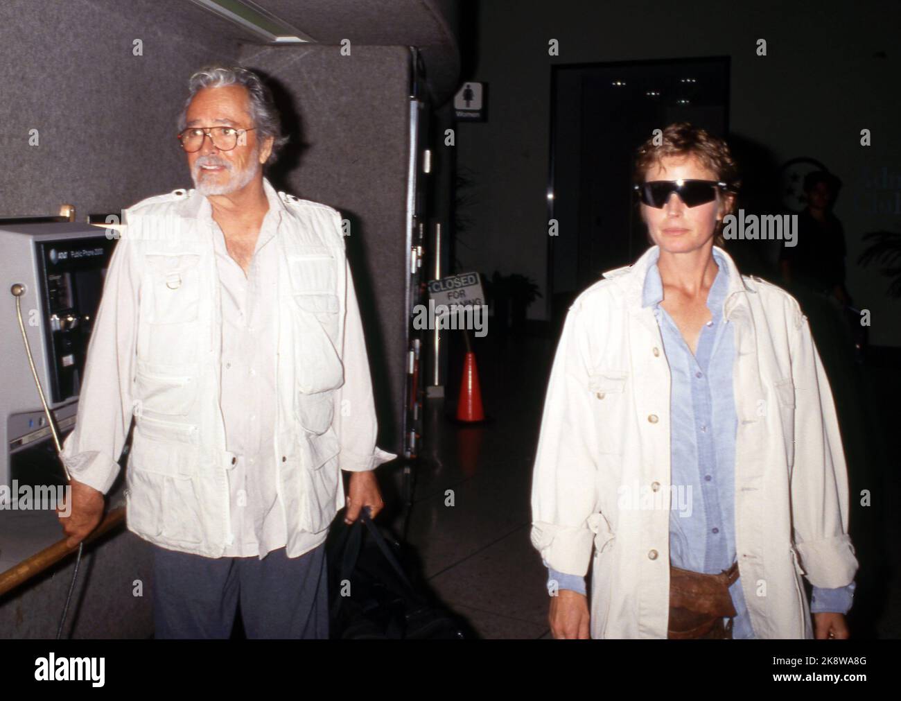 Bo Derek and John Derek seen at LAX in 1994 Credit: Ralph Dominguez ...