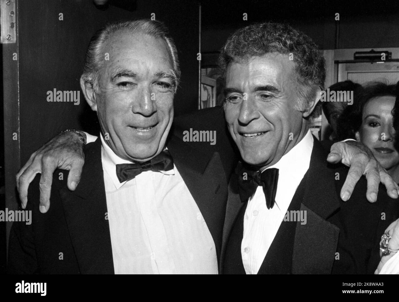 Ricardo Montalban with Anthony Quinn Circa 1980's Credit: Ralph ...