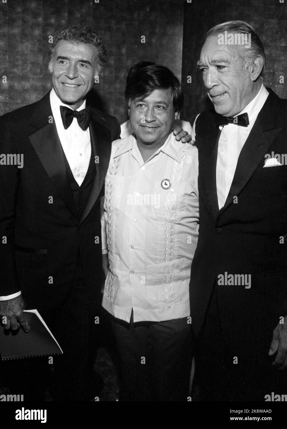 Ricardo Montalban with Cesar Chavez and Anthony Quinn Circa 1980's ...