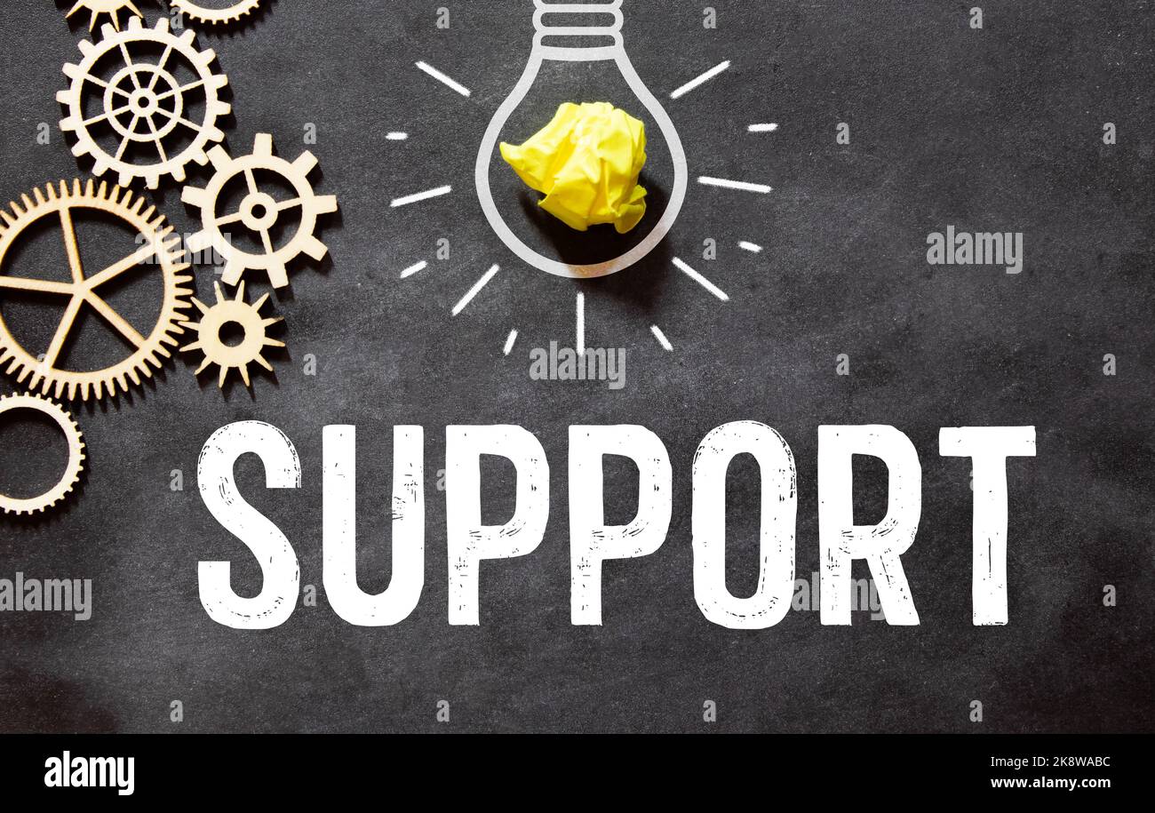 Customer support word in hi-res stock photography and images - Alamy