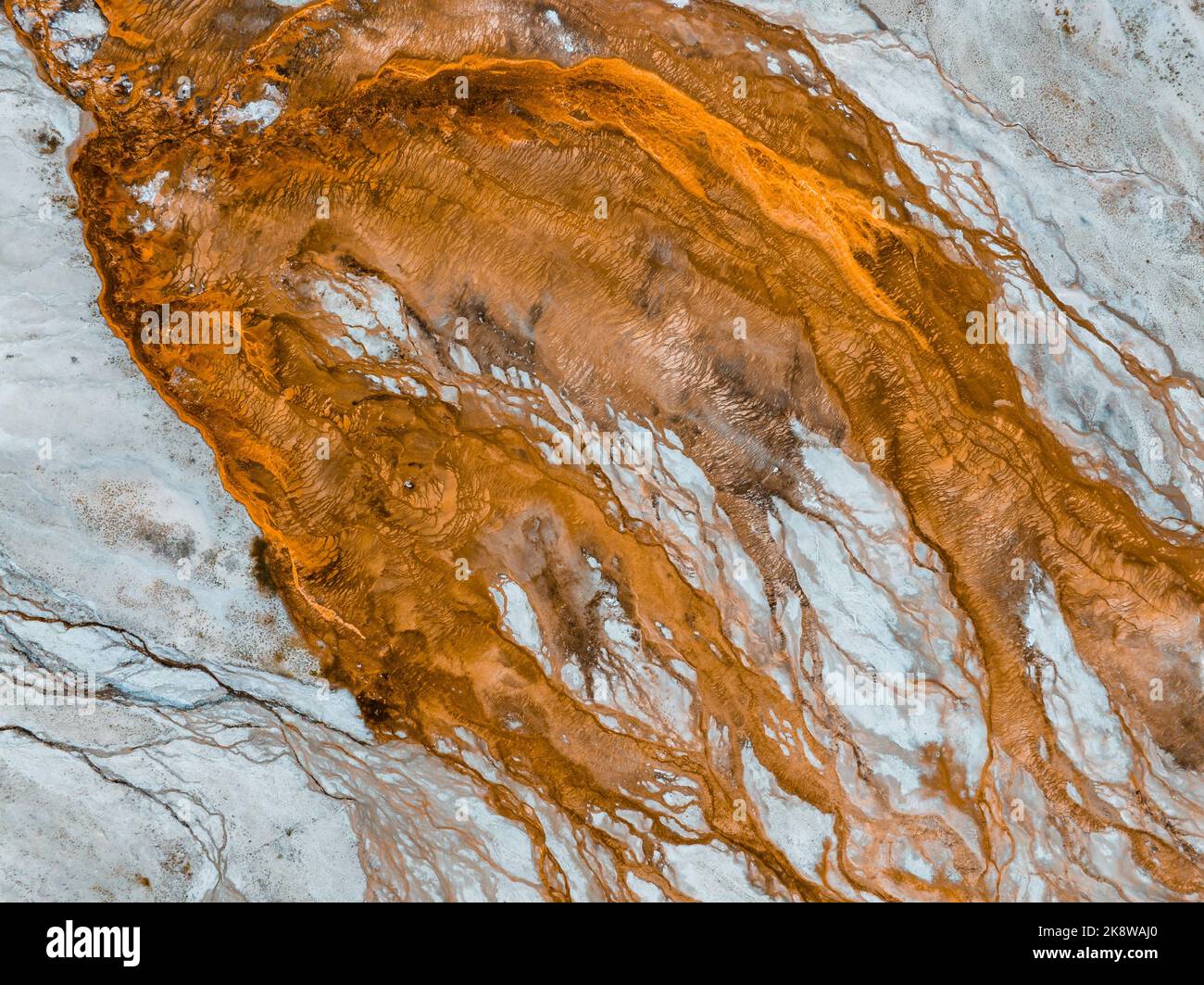 Upper Geyser Basin of Yellowstone National Park, Wyoming Stock Photo ...