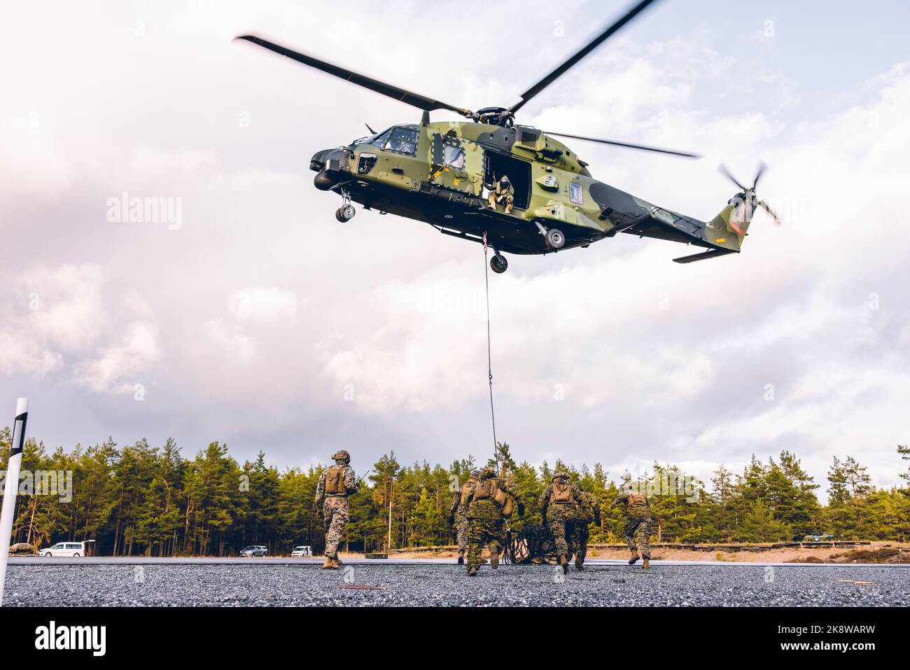 U.S. Marines with Combat Logistics Battalion 6 (CLB-6), Combat ...