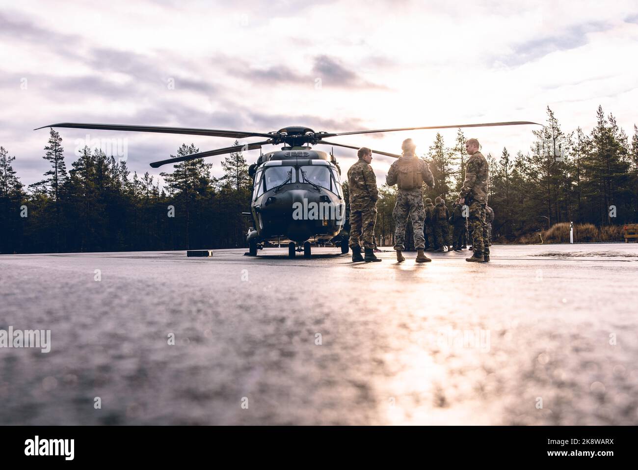 U.S. Marine Corps Cpl. Cameron Morrison, a landing support specialist ...