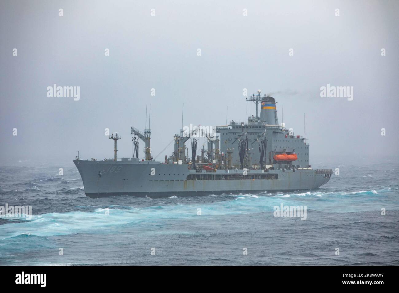 221023-N-LK647-1331 ATLANTIC OCEAN—A view from the Ticonderoga-class ...