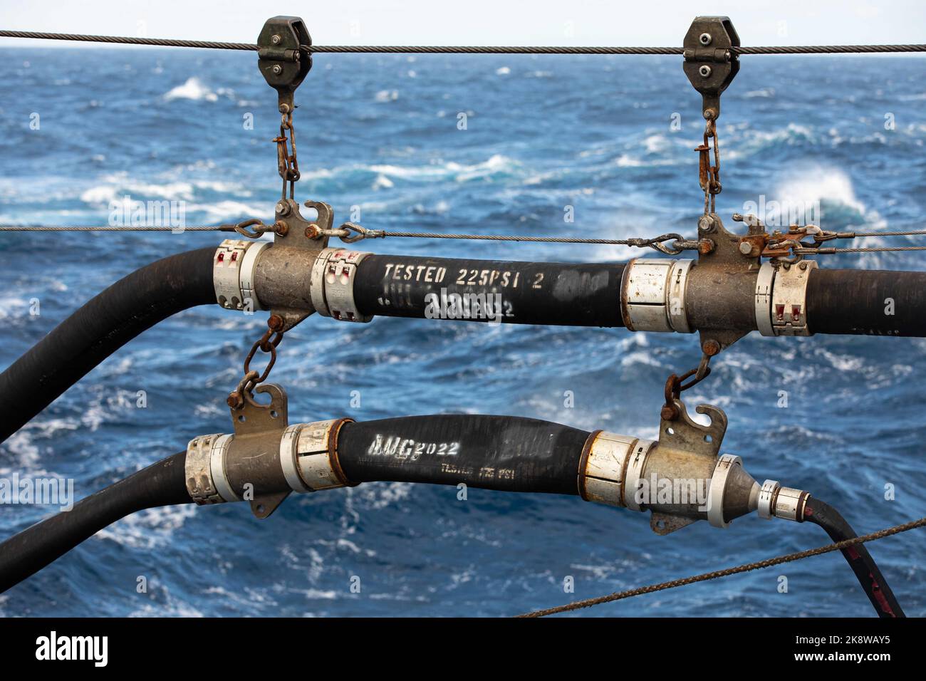 221023-N-LK647-1214 ATLANTIC OCEAN—A view from the Ticonderoga-class ...