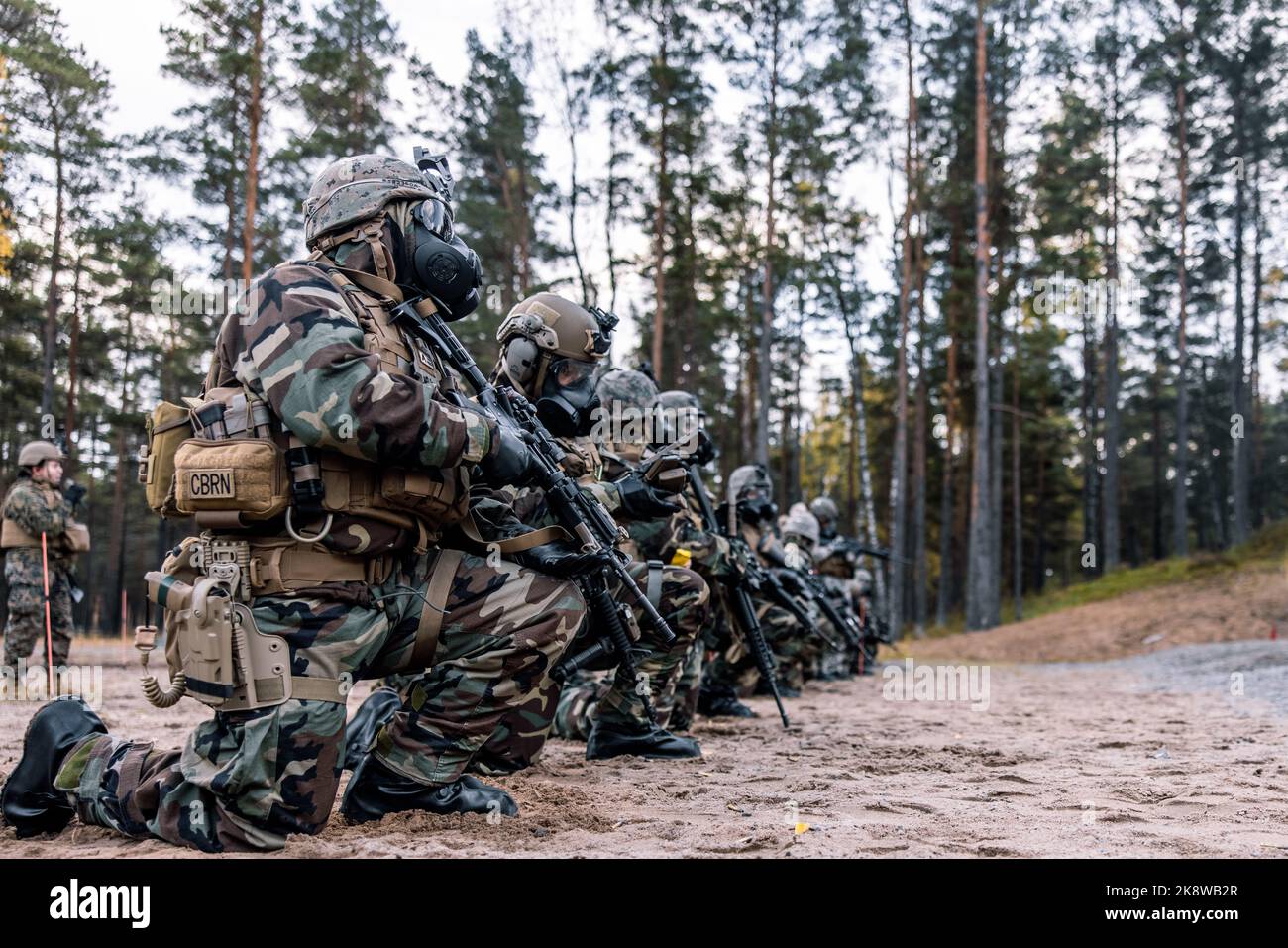 U.S. Marines with Combat Logistics Battalion 6 (CLB-6), Combat ...