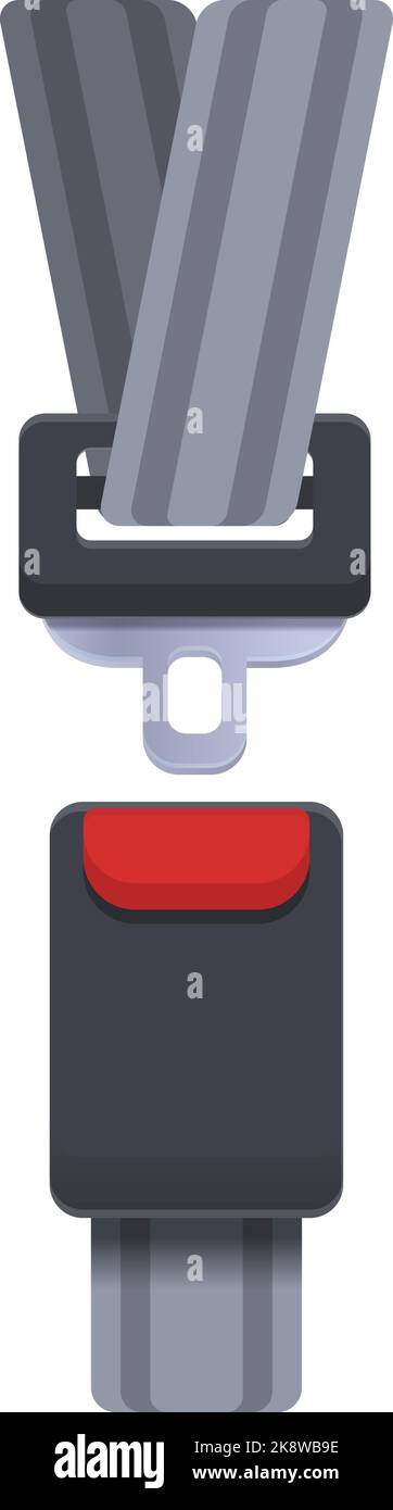 Fasten belt icon cartoon vector. Car safety. Accident auto Stock Vector ...
