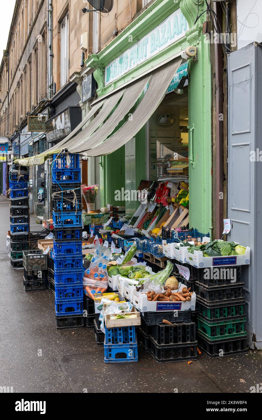 22 October 2022. Perth,Tayside,Scotland. This is Martins Fruit Bazaar ...