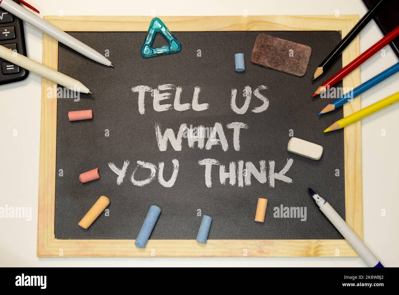 Tell think hi-res stock photography and images - Alamy
