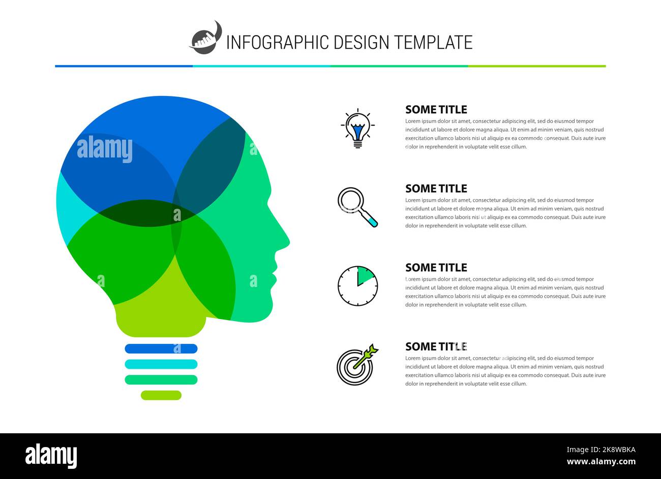 Infographic design template. Creative concept with 4 steps. Can be used ...