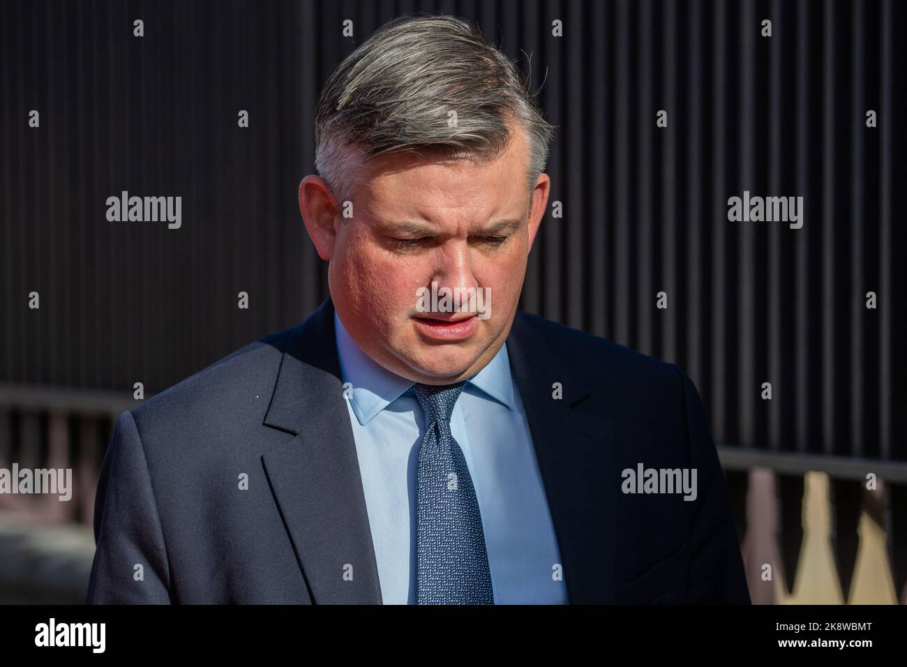 London, UK. 24th October, 2022. Jonathan Ashworth, Shadow Secretary of ...