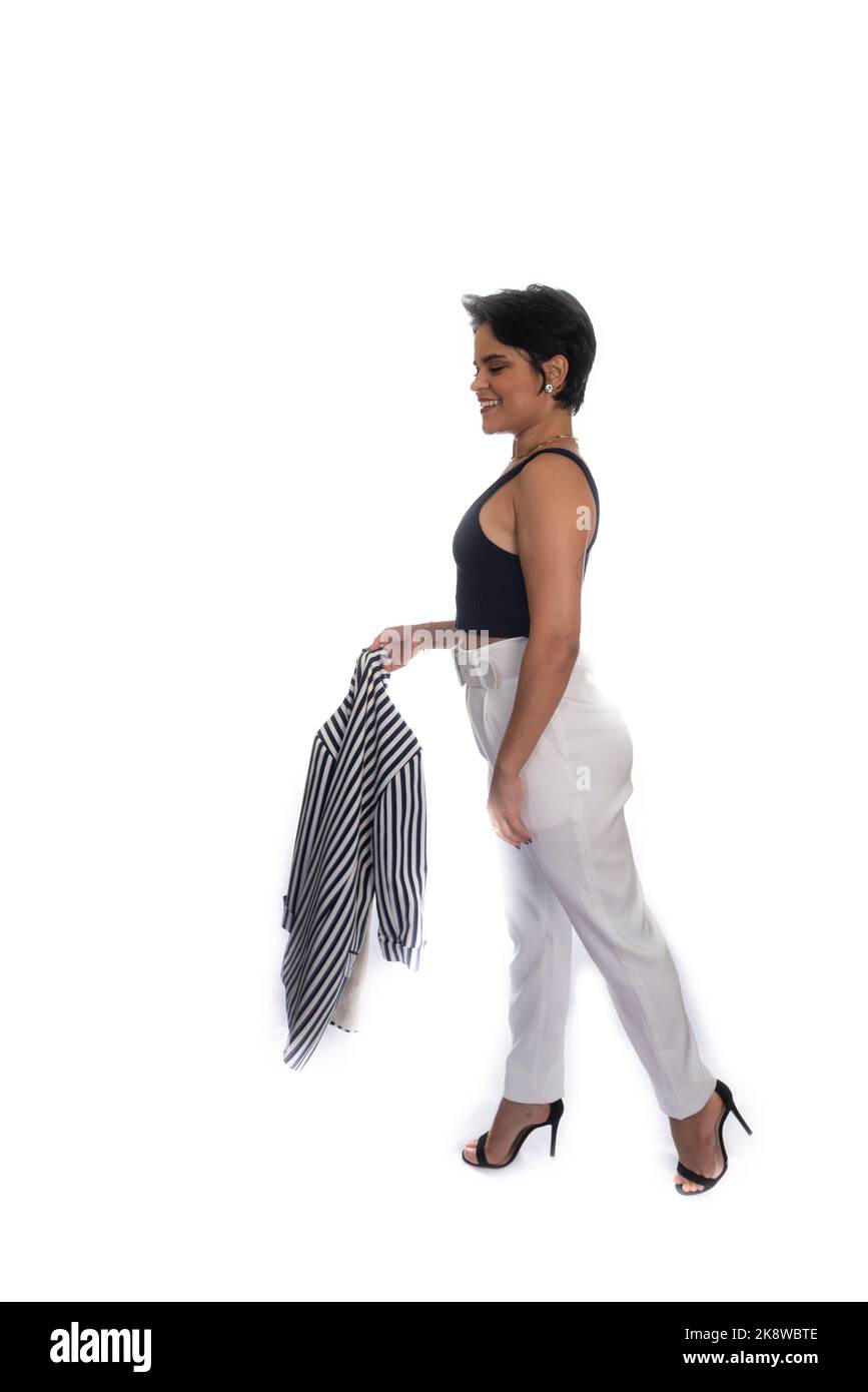 Confident pretty business woman being ready to work. Concept of trust ...