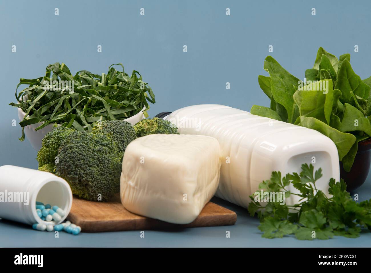 main sources of calcium for the body to help fight osteoporosis Stock ...