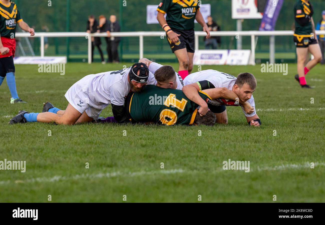 Physical Disability Rugby League World Cup at Victoria Park. England ...