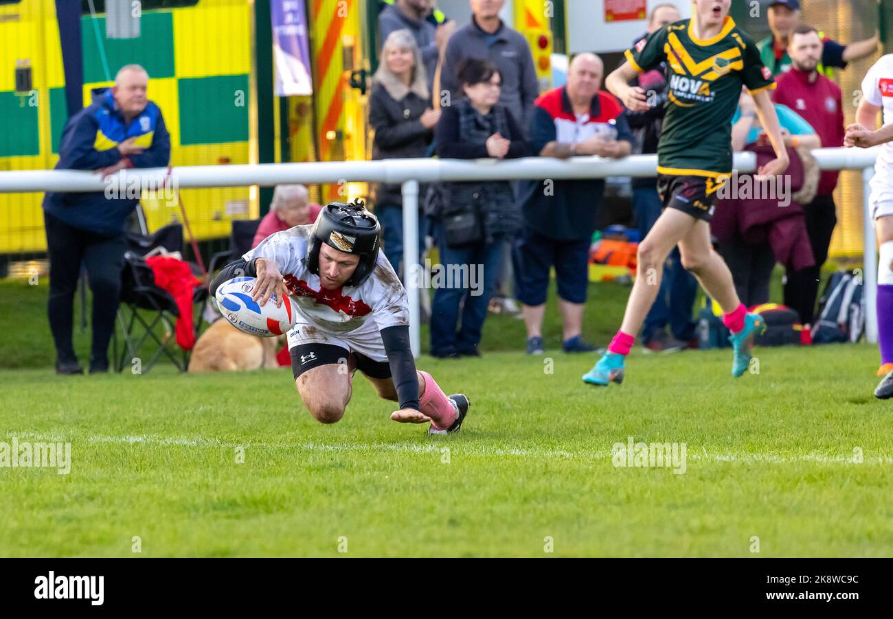 Physical Disability Rugby League World Cup at Victoria Park. England ...