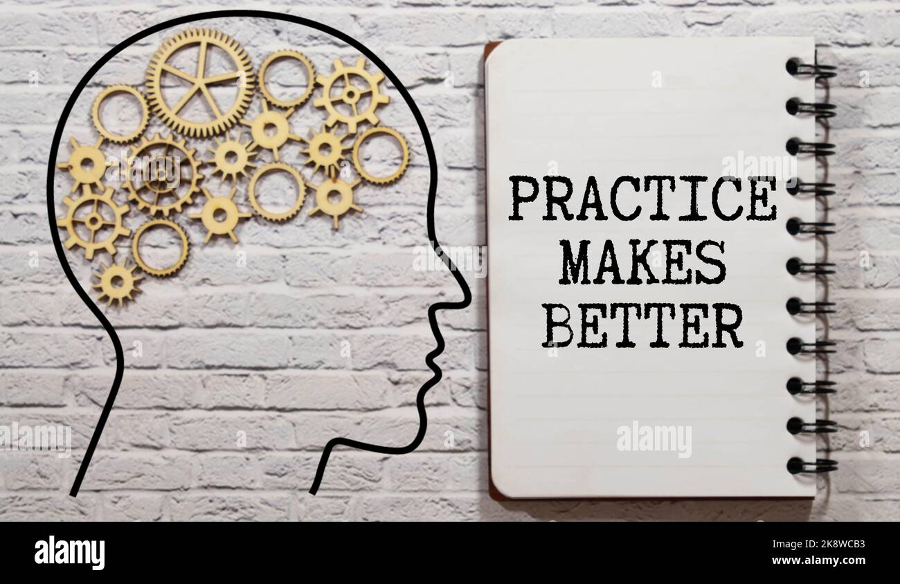 Practice makes perfect concept hi-res stock photography and images - Alamy