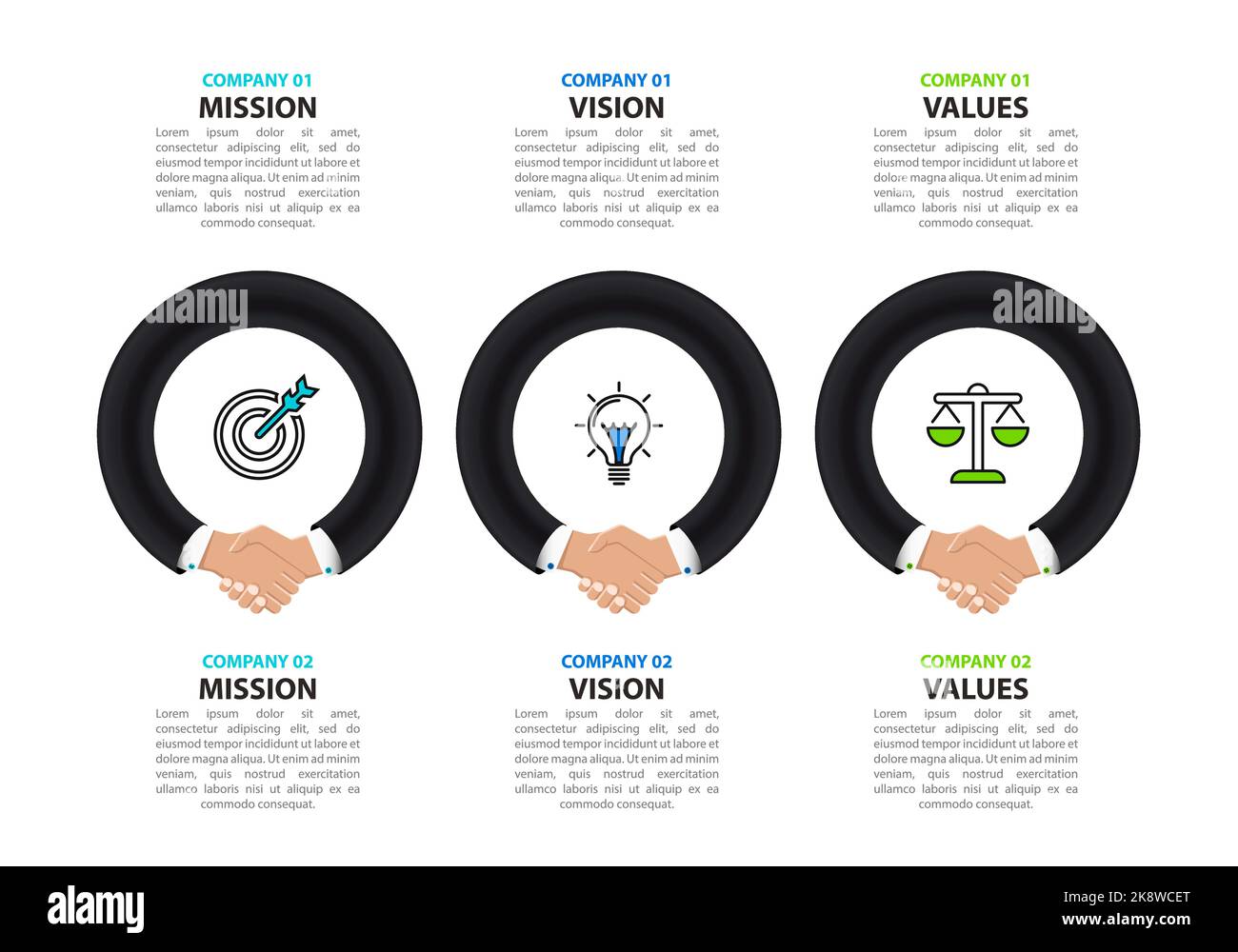 Mission vision and values vector vectors hi-res stock photography and ...