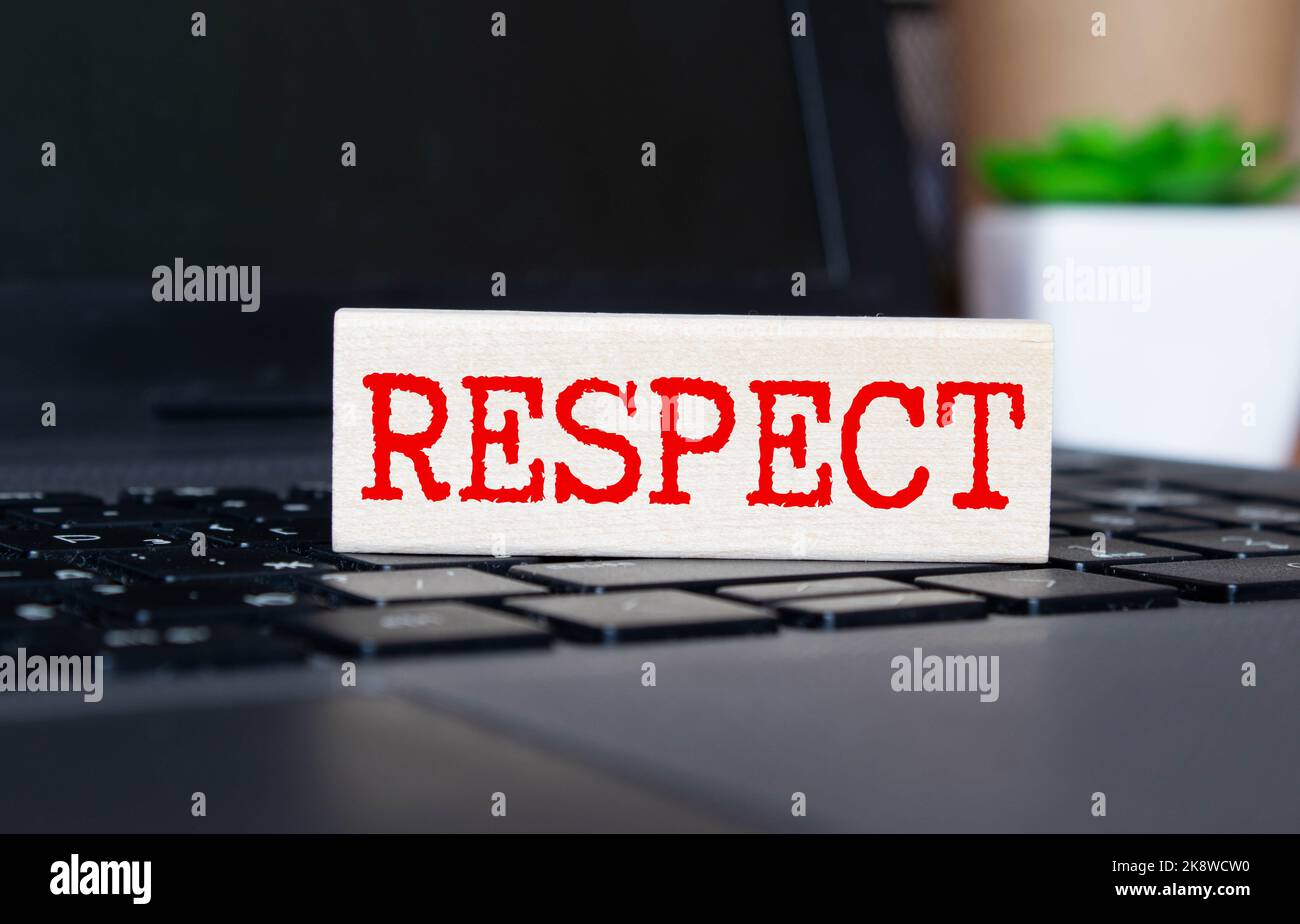 Respect word hi-res stock photography and images - Alamy