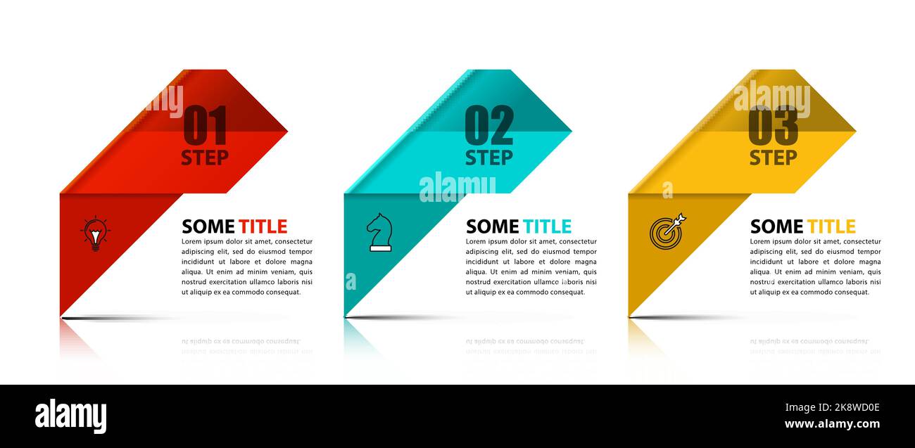 Infographic design template. Creative concept with 3 steps. Can be used ...