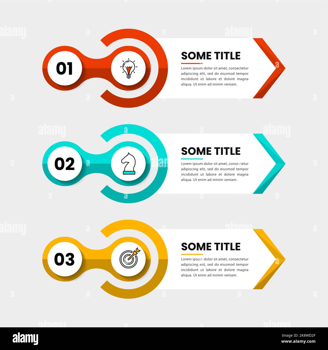 Infographic design template. Creative concept with 3 steps. Can be used ...