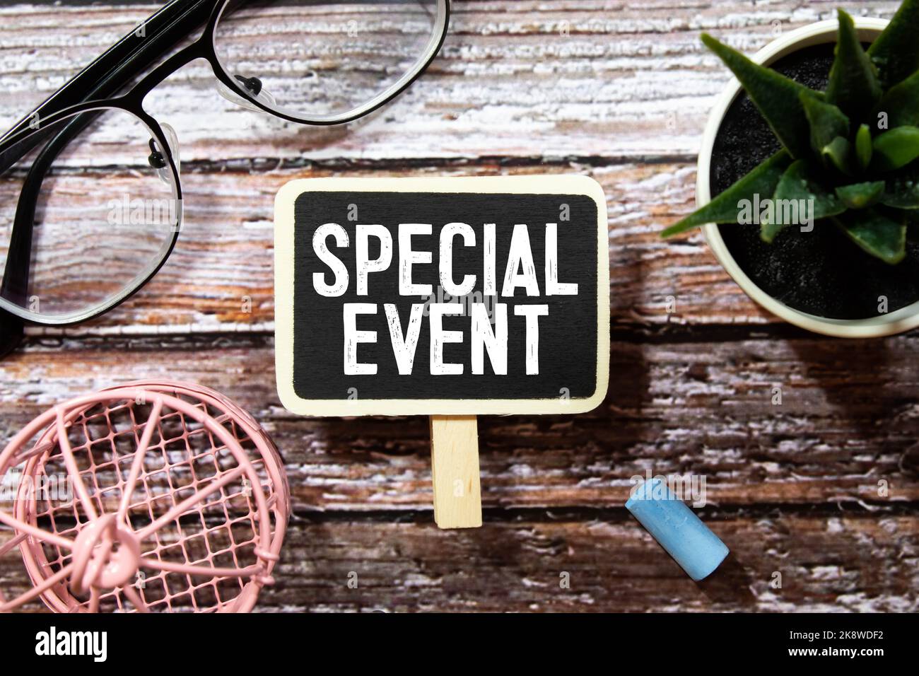 Special Event ticket stub on a calendar with Coming Soon text Stock ...