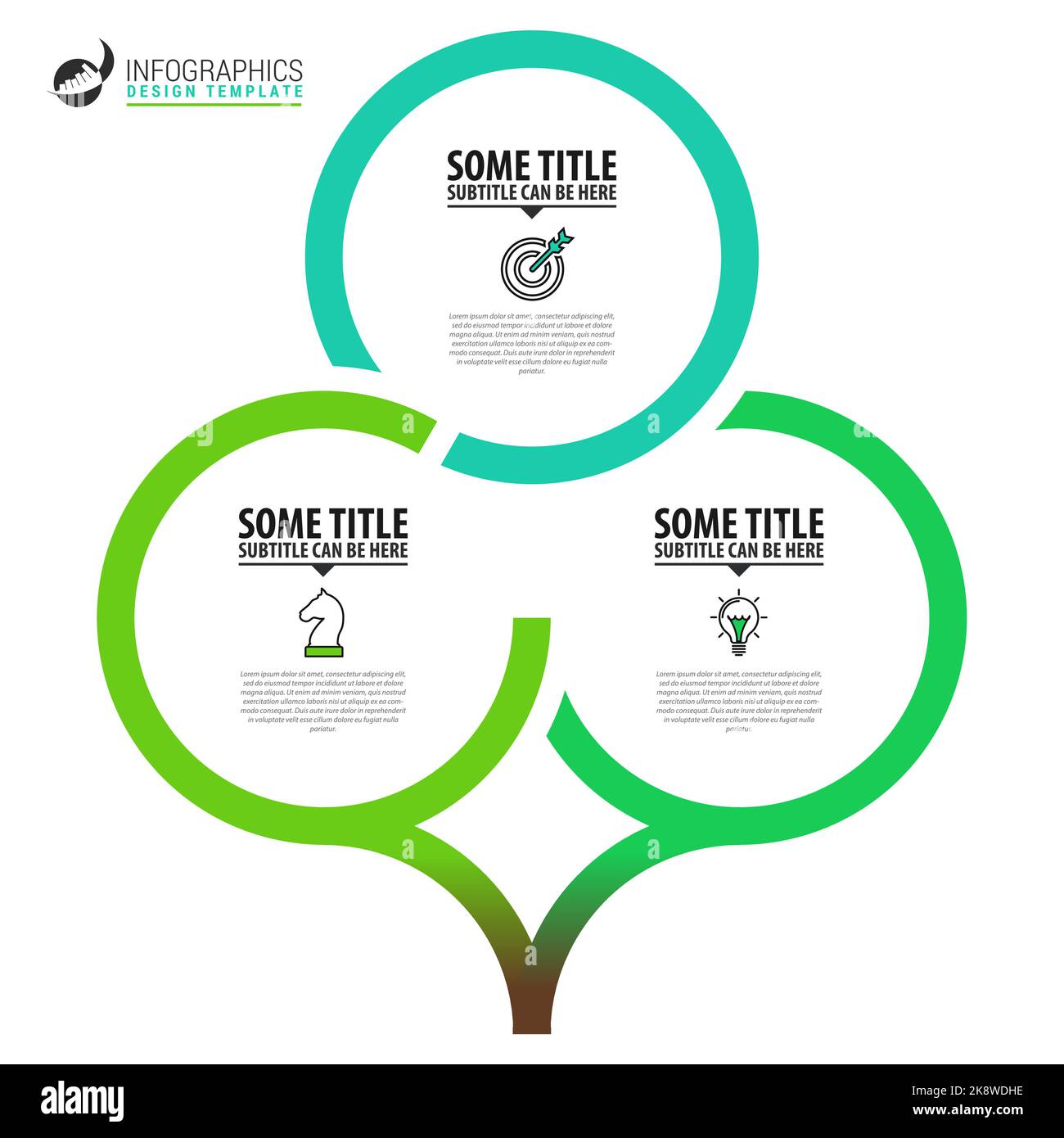 Infographic design template. Creative concept with 3 steps. Can be used ...