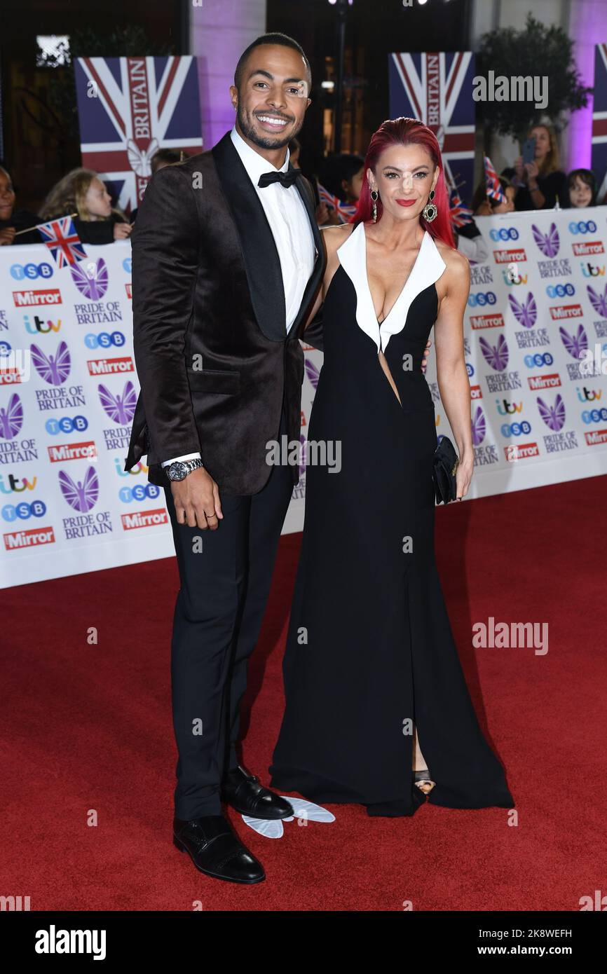 October 24th, 2022, London, UK. Dianne Buswell arriving at the Pride of ...