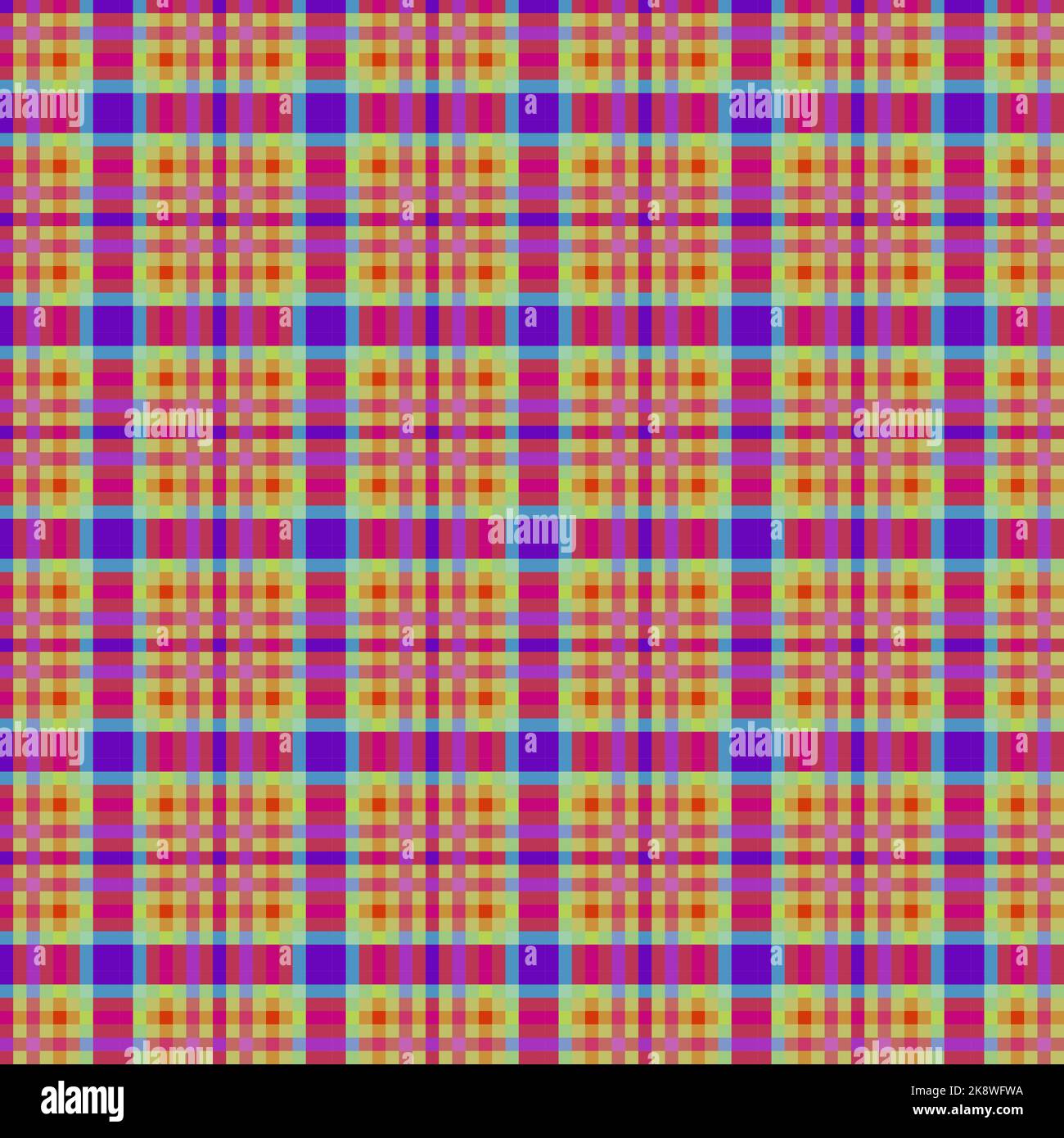 Decorative tartan geometric tiles pattern illustration Stock Vector ...