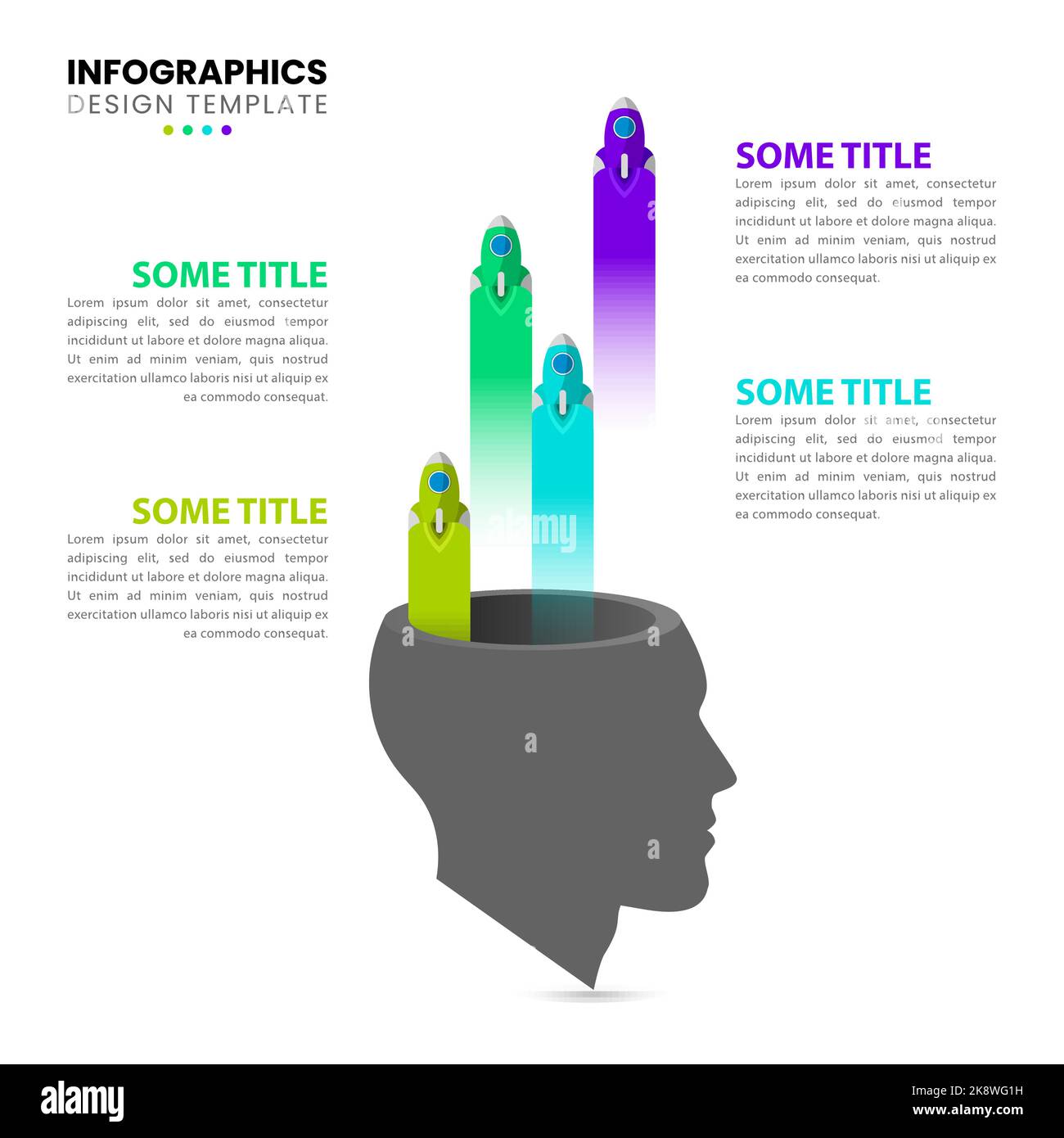 Infographic design template. Creative concept with 4 steps. Can be used ...