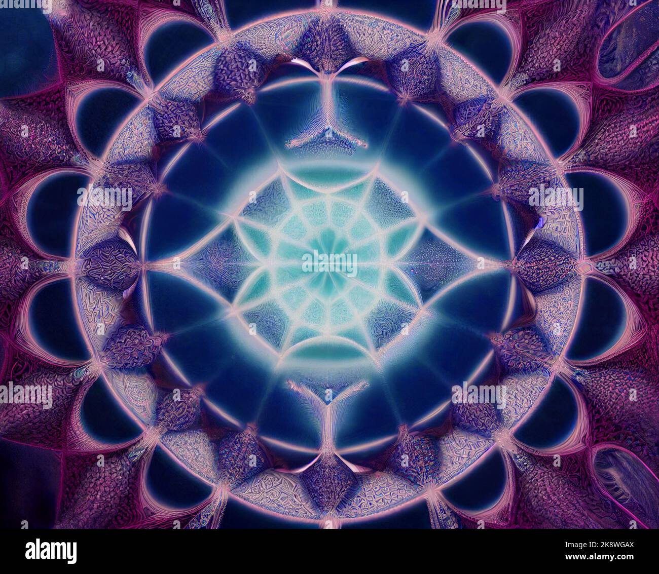 Fractal geometric shape with detailed structure, an illustration of the ... Fractal geometric shape with detailed structure, an illustration of the ...