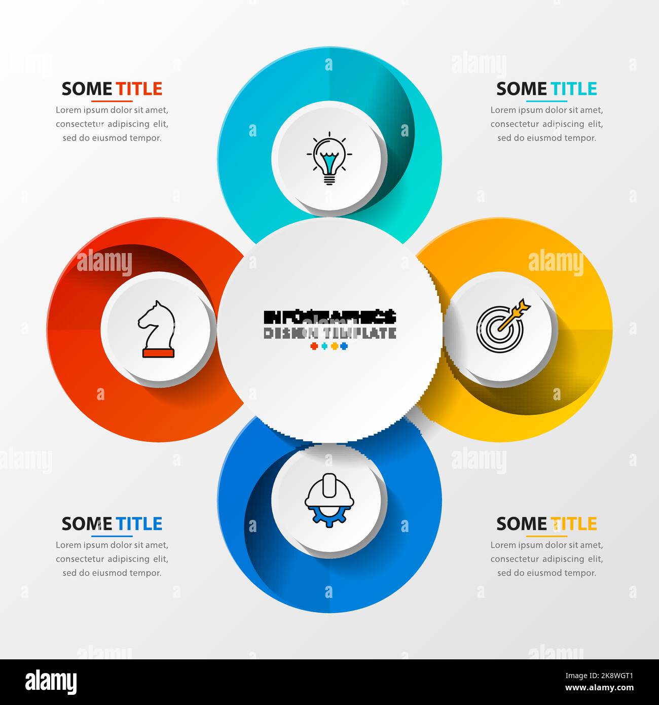 Infographic design template. Creative concept with 4 steps. Can be used ...